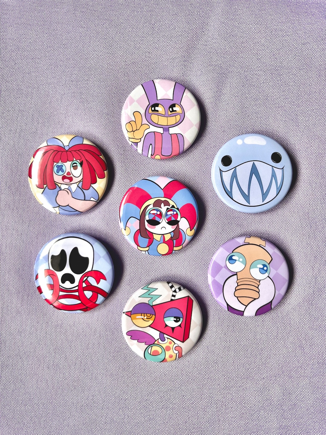 The Amazing Digital Circus Buttons - 1.5 Inch - Etsy