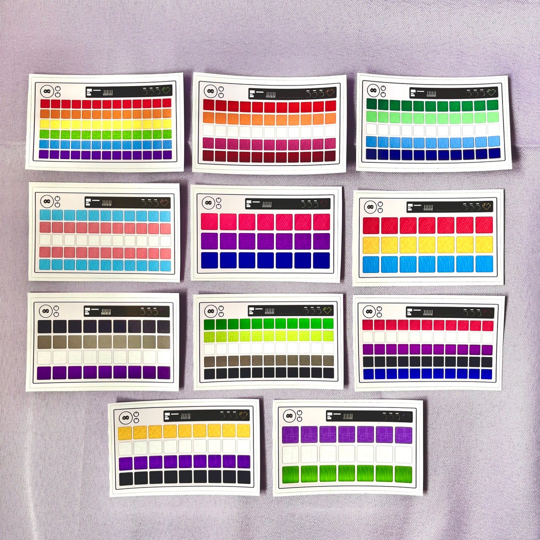 Splatoon Stickers - Pride Palettes - SET 1 - Etsy