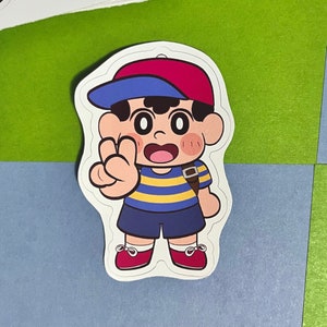 Earthbound / Mother 3 Stickers Ness, Lucas, Ramblin Evil Mushroom ...
