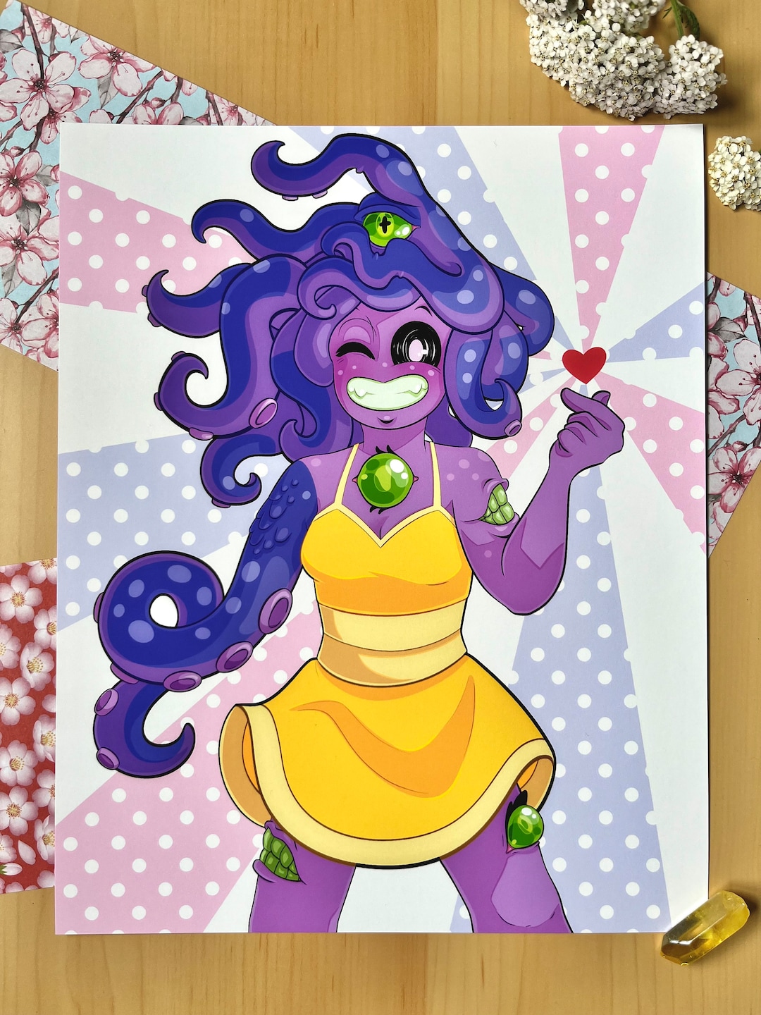 Monster Prom Print Zoe, Eldritch Cutie Matte - Etsy