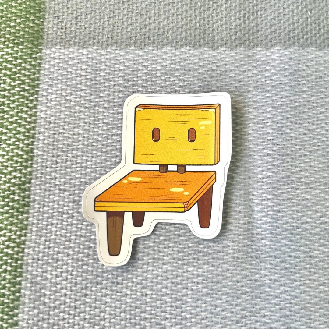 Suzume Chair Sticker - Glossy Vinyl - Etsy