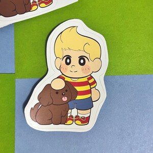 Earthbound / Mother 3 Stickers Ness, Lucas, Ramblin Evil Mushroom ...