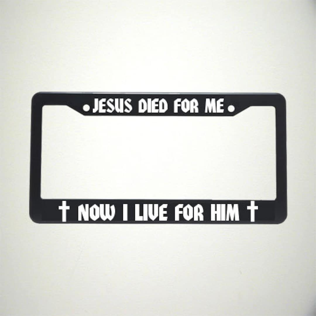 Christian License Plate Holder - Etsy
