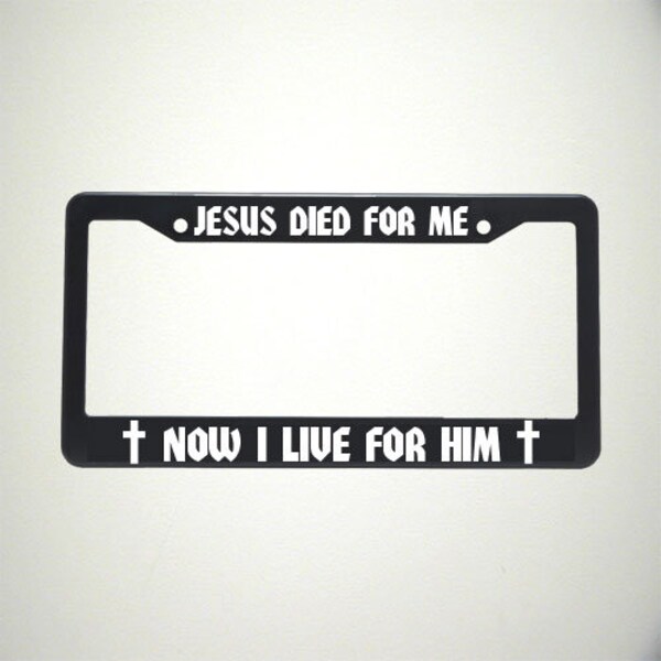 Christian License Plate Holder - Etsy