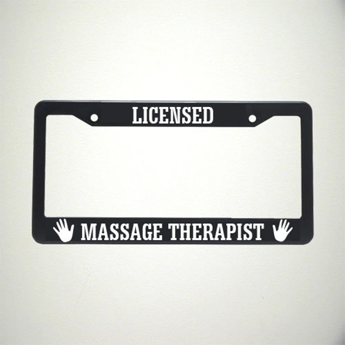 Licensed Massage Therapist License Plate Cover - Etsy