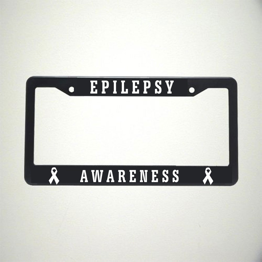 Epilepsy Awareness License Plate Holder - Etsy