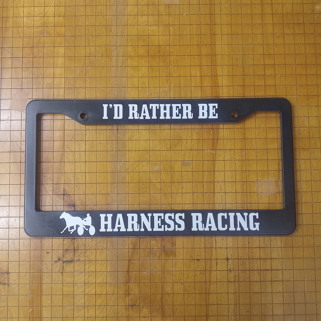 Harness Racing License Plate Holder - Etsy