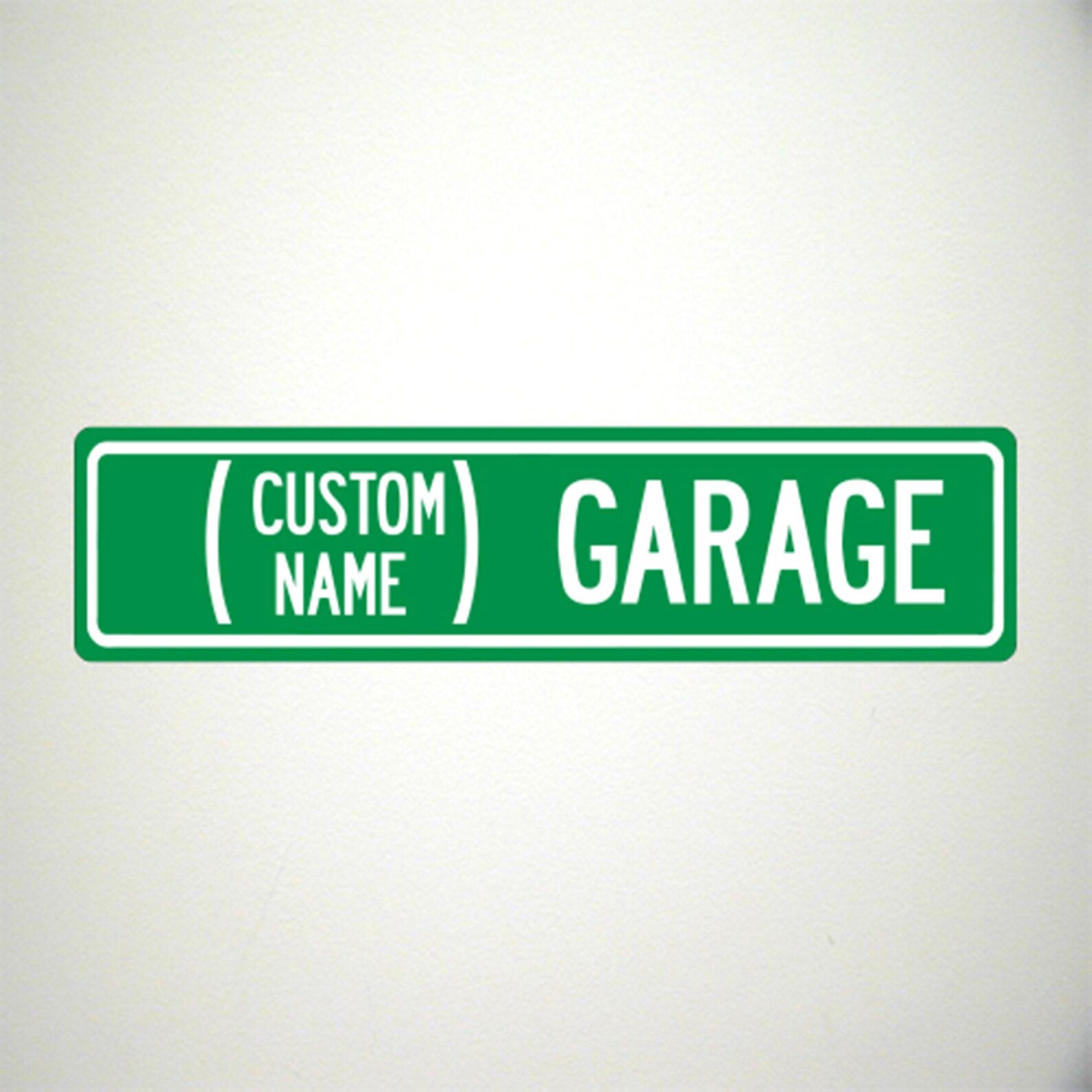 Custom Name Garage Street Sign - Etsy