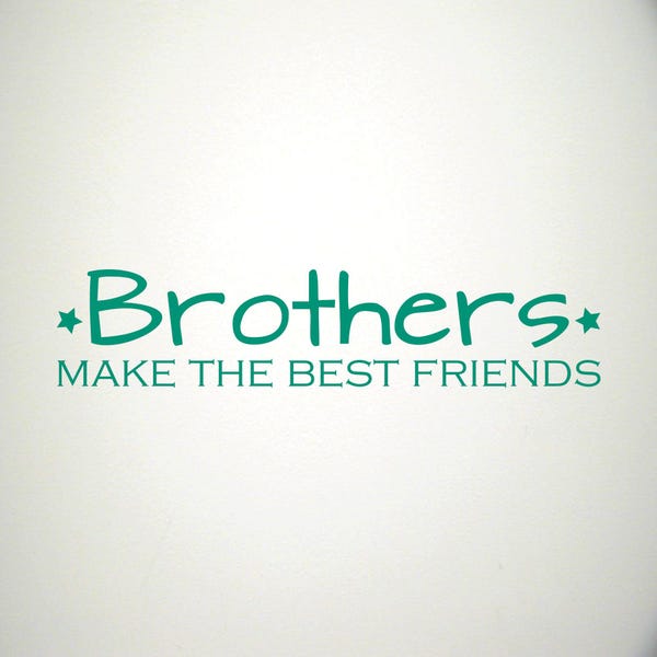 Brother Wall Decals - Etsy