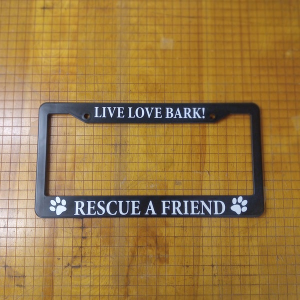 Animal Rescue License Plate - Etsy