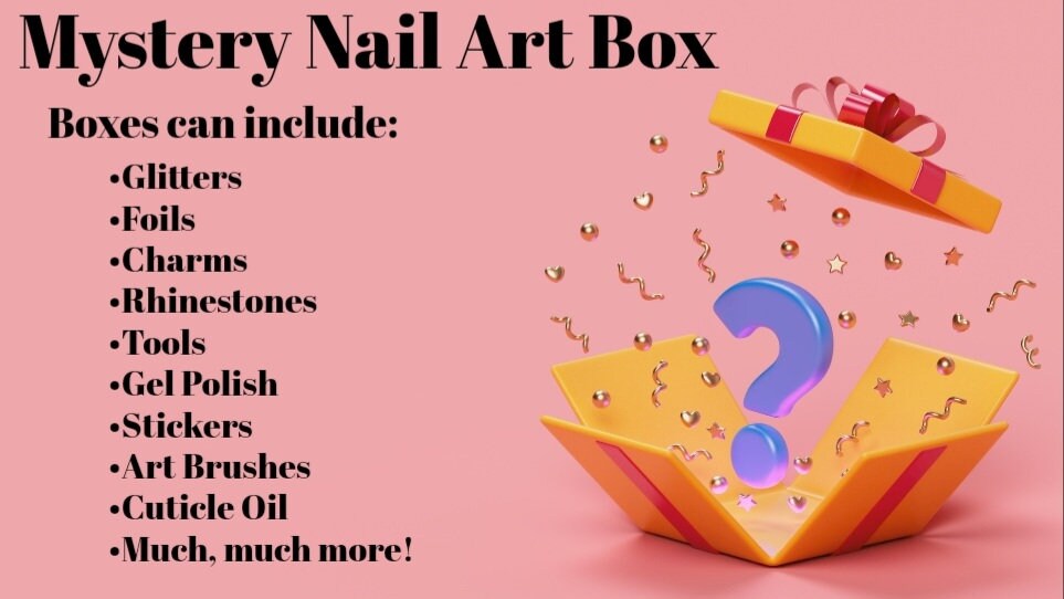 Mystery Nail Art Box - Etsy