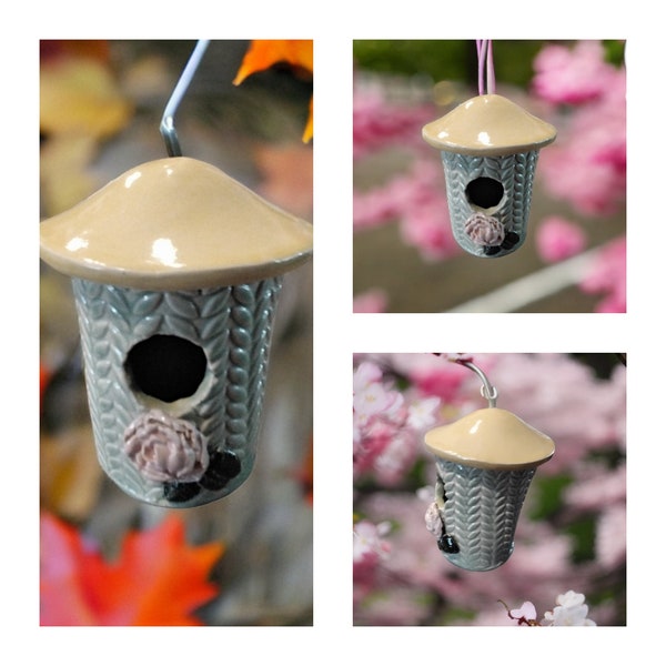 Ceramic Bird House - Etsy