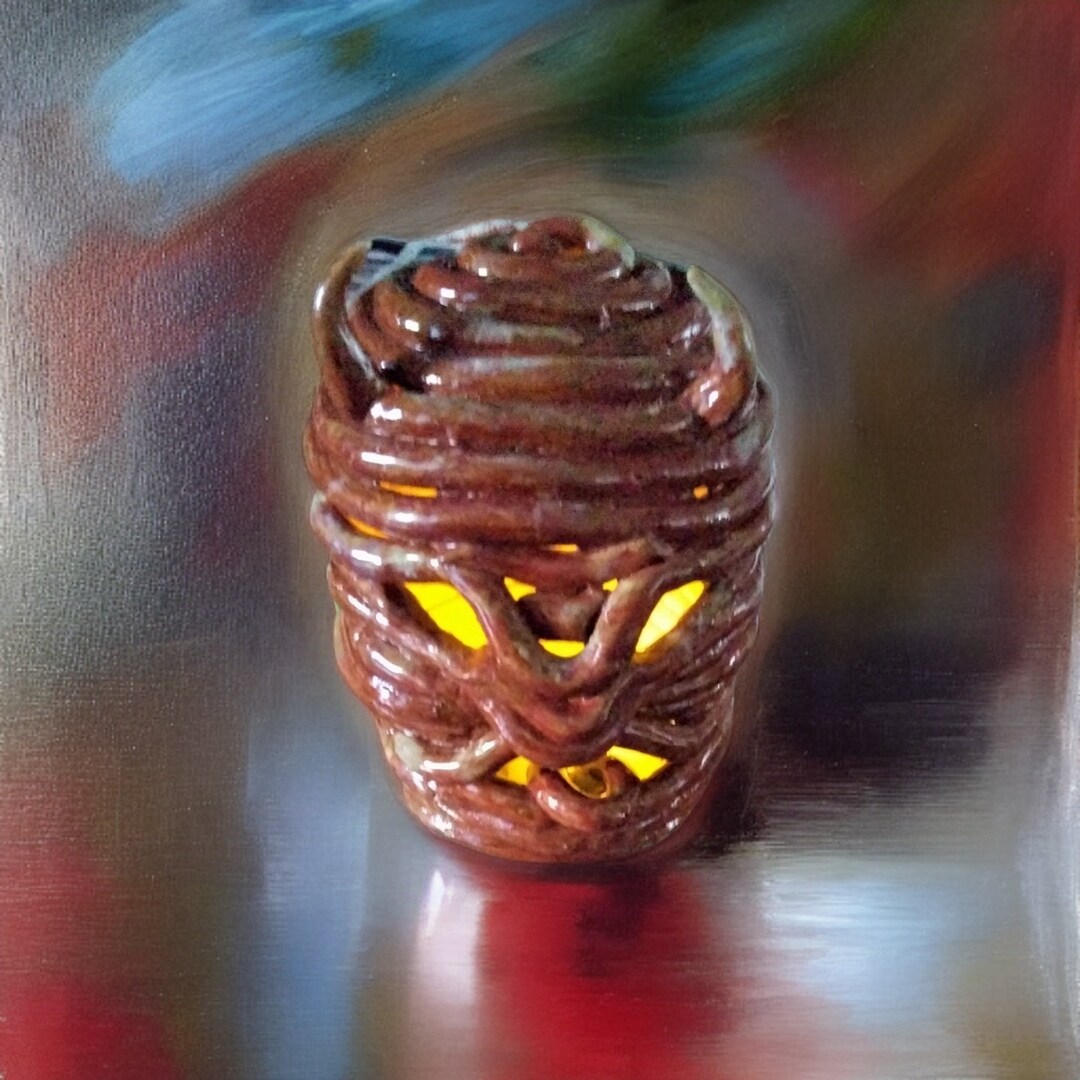 Handbuilt Pottery Mummy Halloween Devil Decor - Etsy