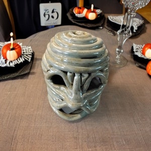 Handbuilt Ceramic Mummy: Halloween Pottery Decoration - Etsy