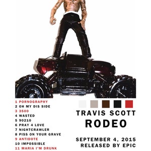 Digital Rodeo Album Poster: Travis Scott's Iconic Cover Art Instant ...