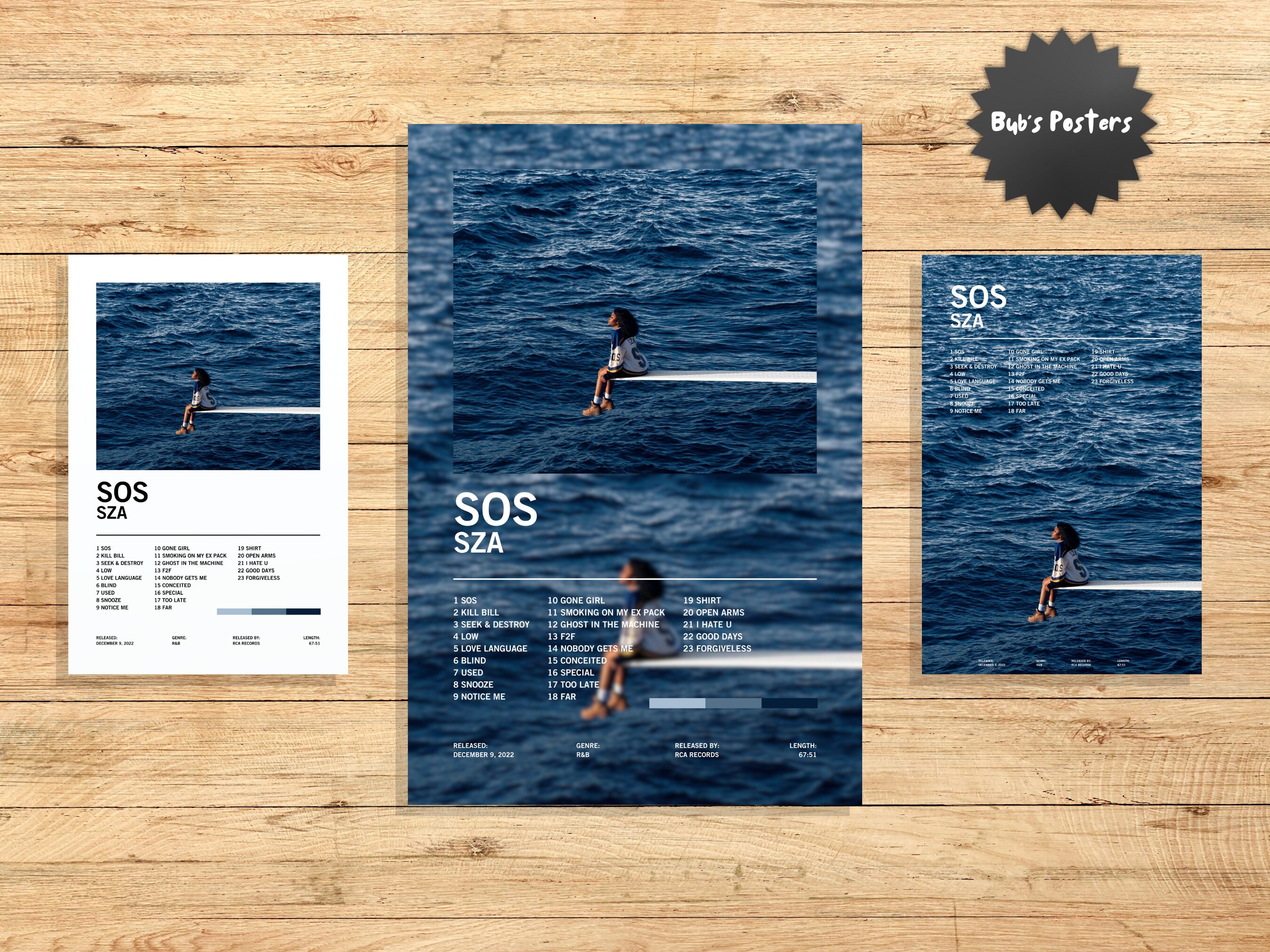 SZA Album Poster SOS, SZA, Sos Print, Sos Album Poster, Sza Minimalist ...