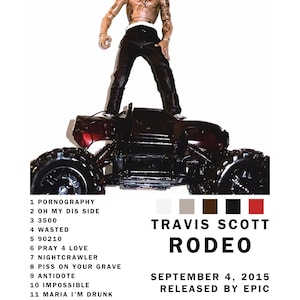 Digital Rodeo Album Poster: Travis Scott's Iconic Cover Art Instant ...