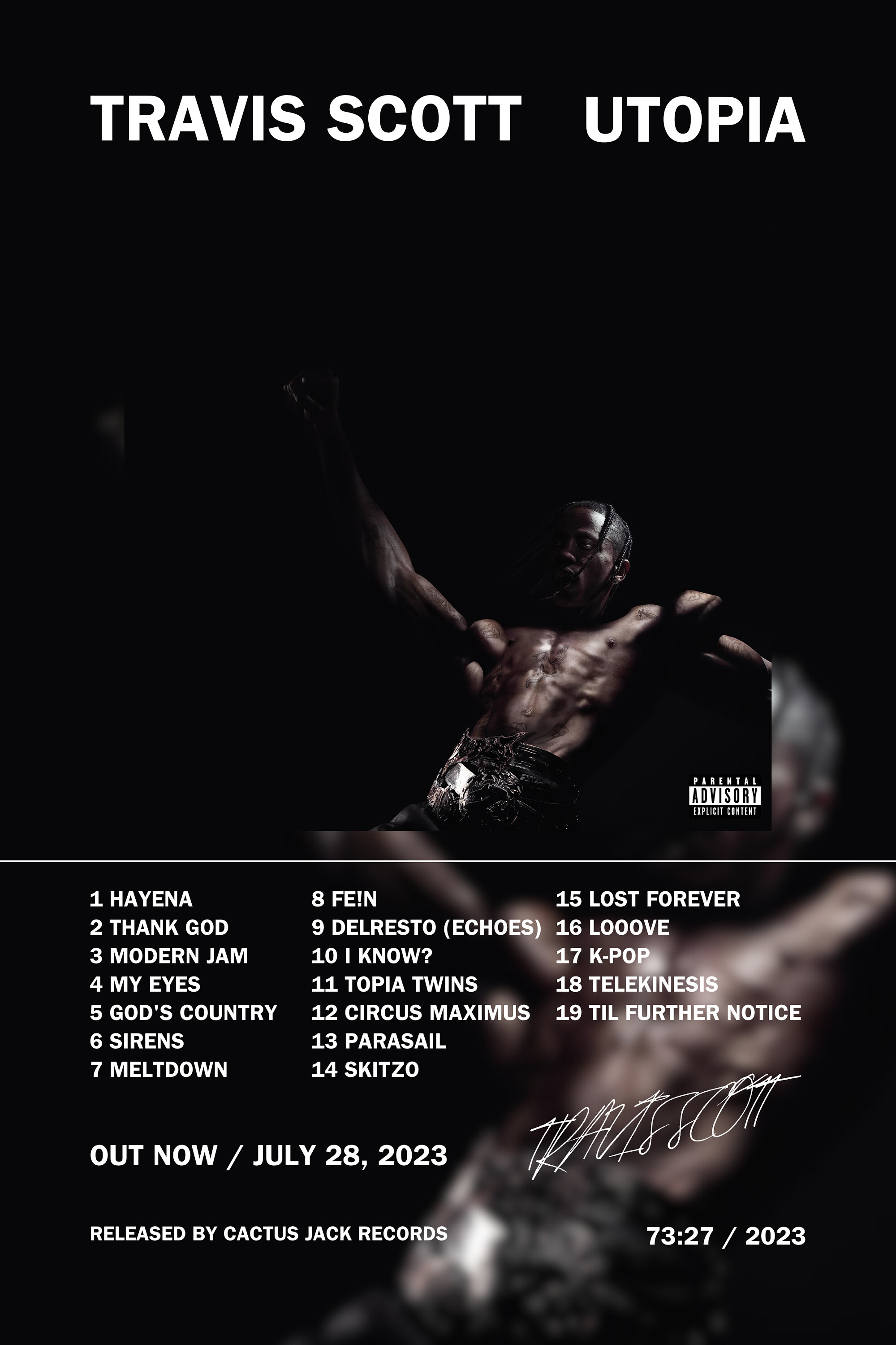Travis Scott Utopia Album Cover Digital Download Music Posters Music ... Travis Scott Utopia Album Cover Digital Download Music Posters Music ...