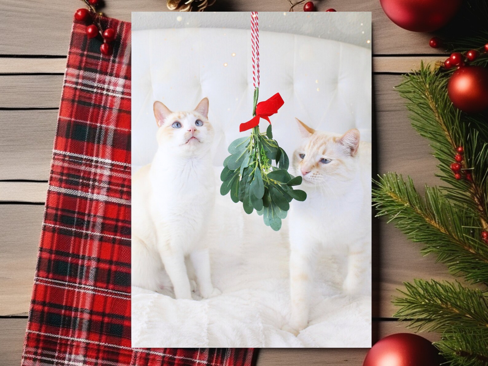 Printable Christmas Card, Happy Holidays Card, Digital Download, 5X7 ...
