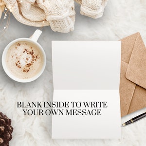 Printable Christmas Card, Happy Holidays Card, Digital Download, 5X7 ...