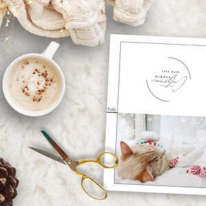 Printable Christmas Card, Happy Holidays Card, Digital Download, 5X7 ...