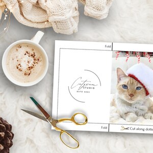 Printable Christmas Card, Happy Holidays Card, Digital Download, 5X7 ...