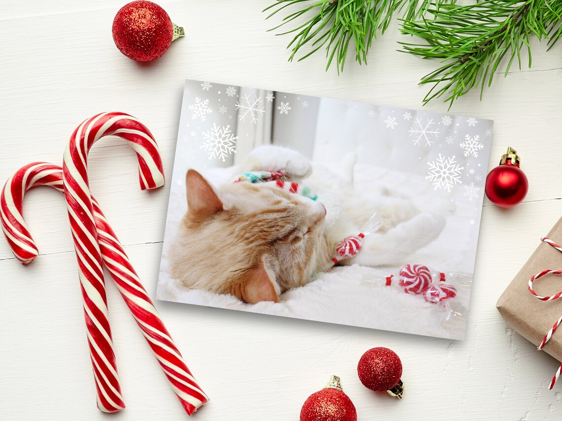 Printable Christmas Card, Happy Holidays Card, Digital Download, 5X7 ...