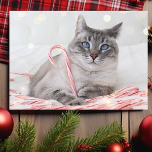 Printable Christmas Card, Happy Holiday Card, Digital Download, 5X7 ...