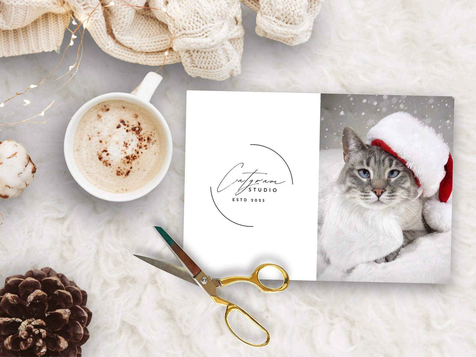 Printable Christmas Card, Happy Holidays Card, Digital Download, Print ...