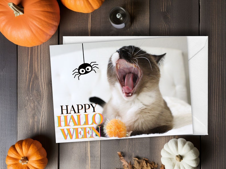 Printable Halloween Card, Happy Halloween, Halloween Greetings ...