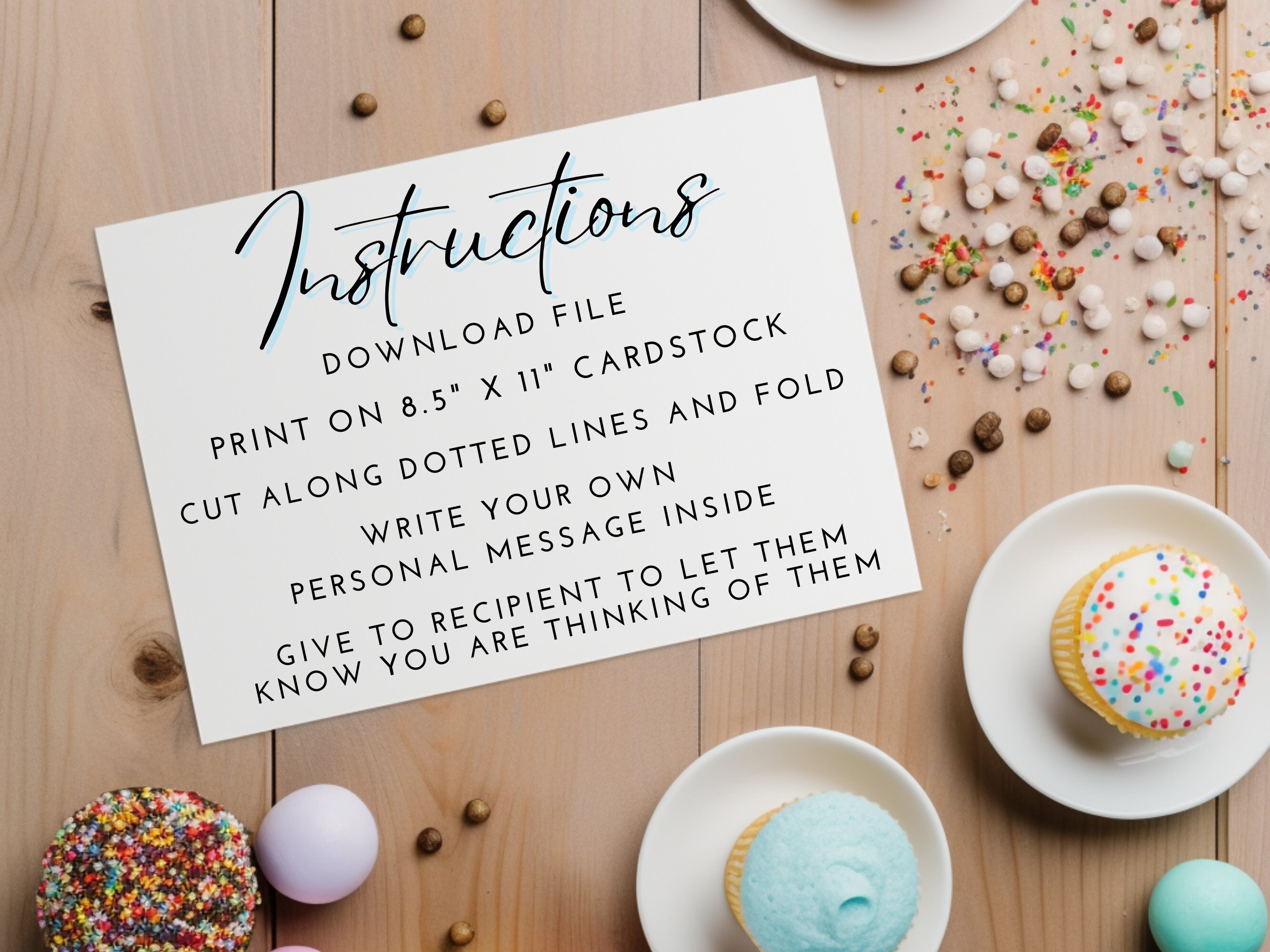 Printable Birthday Card, Happy Birthday, Cat in Geezer Glasses ...