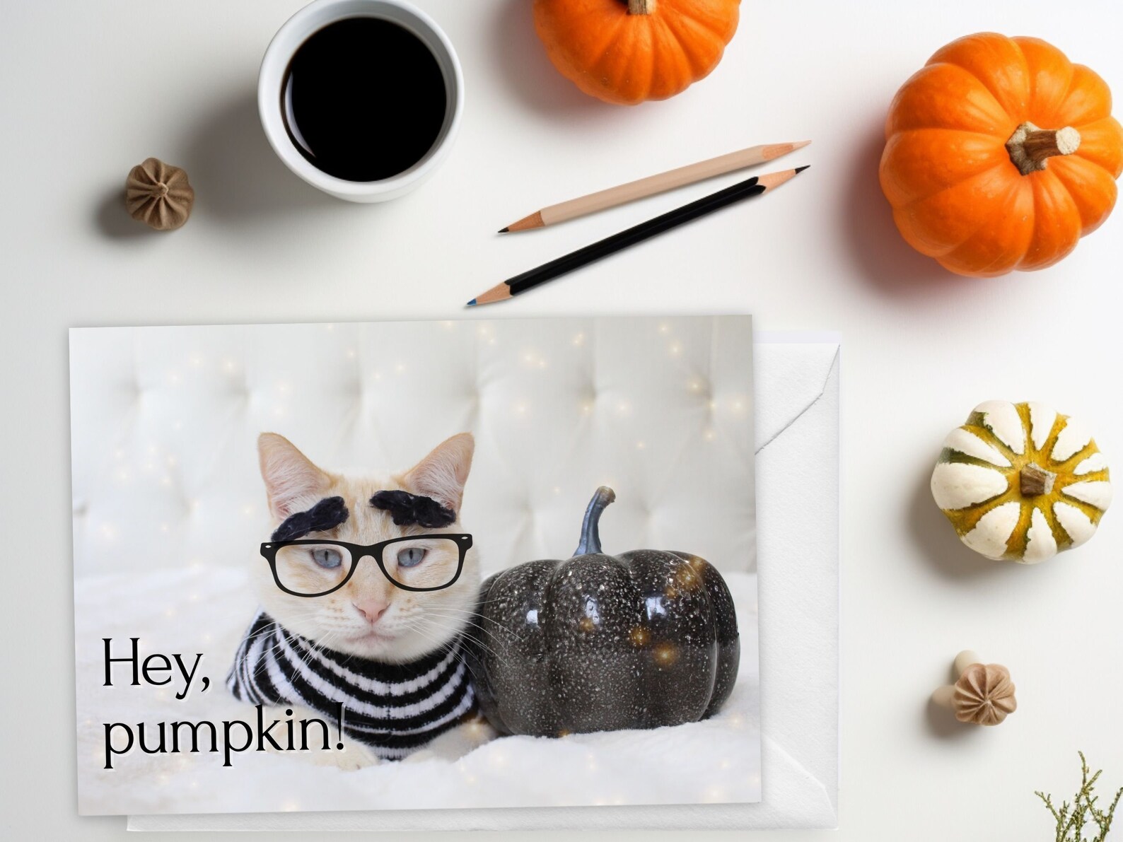 Printable Halloween Card, Hey Pumpkin, Halloween Card Greetings, Happy ...