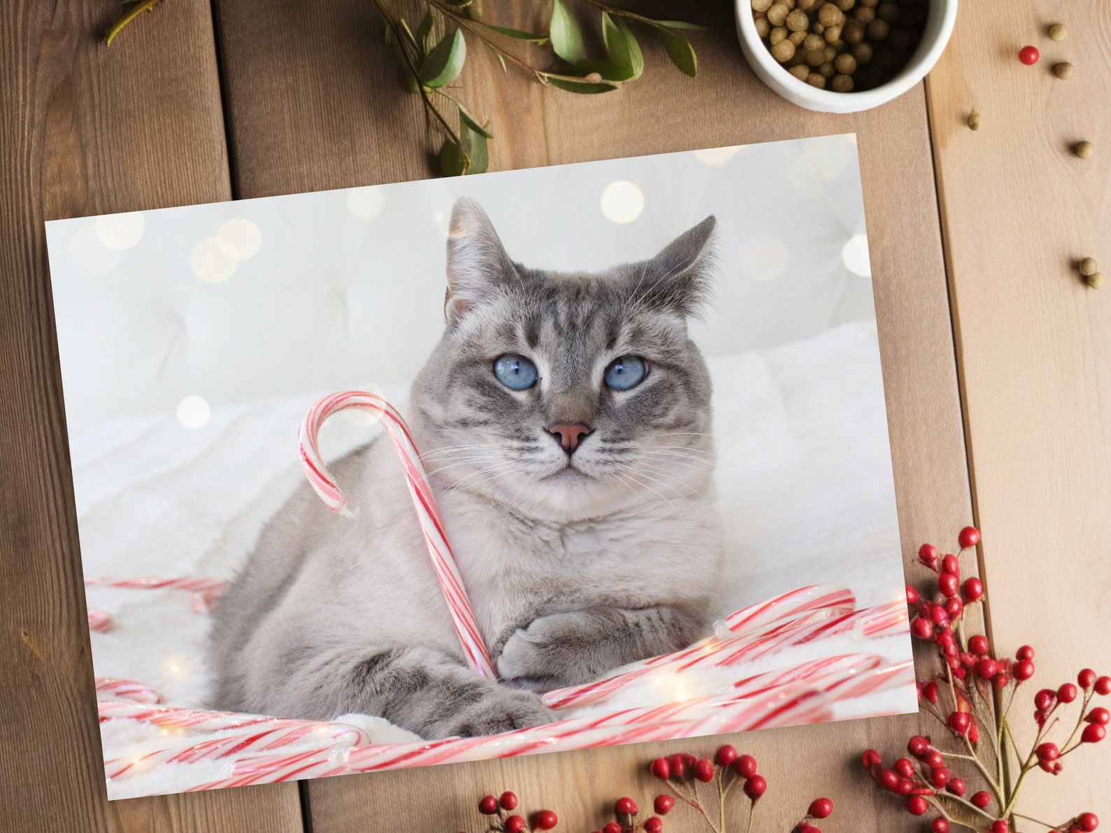 Printable Christmas Card, Happy Holiday Card, Digital Download, 5X7 ...