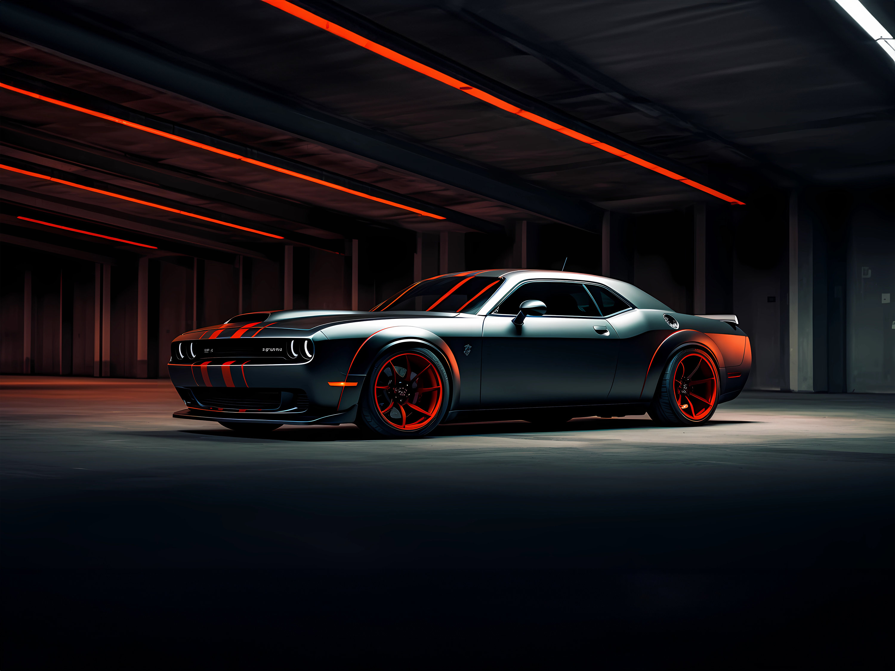 Dodge Challenger Hellcat - Etsy