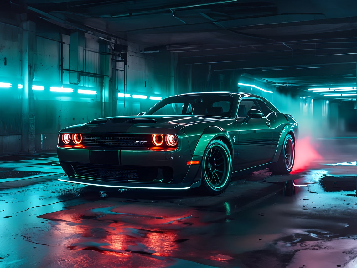 Dodge Challenger Hellcat - Etsy