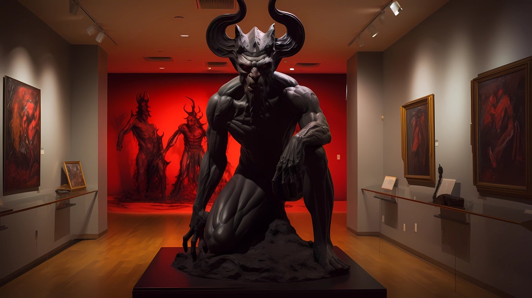 Devils Statue - Etsy