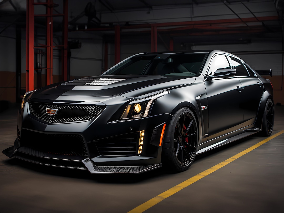Black Cadillac CTS-V - Etsy