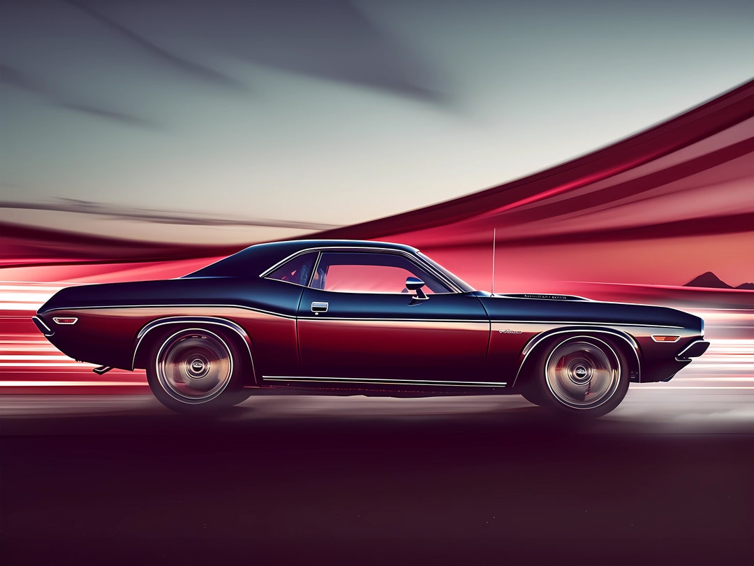 Classic Dodge Challenger - Etsy