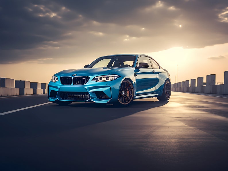 Hellblauer BMW M2 - Etsy.de