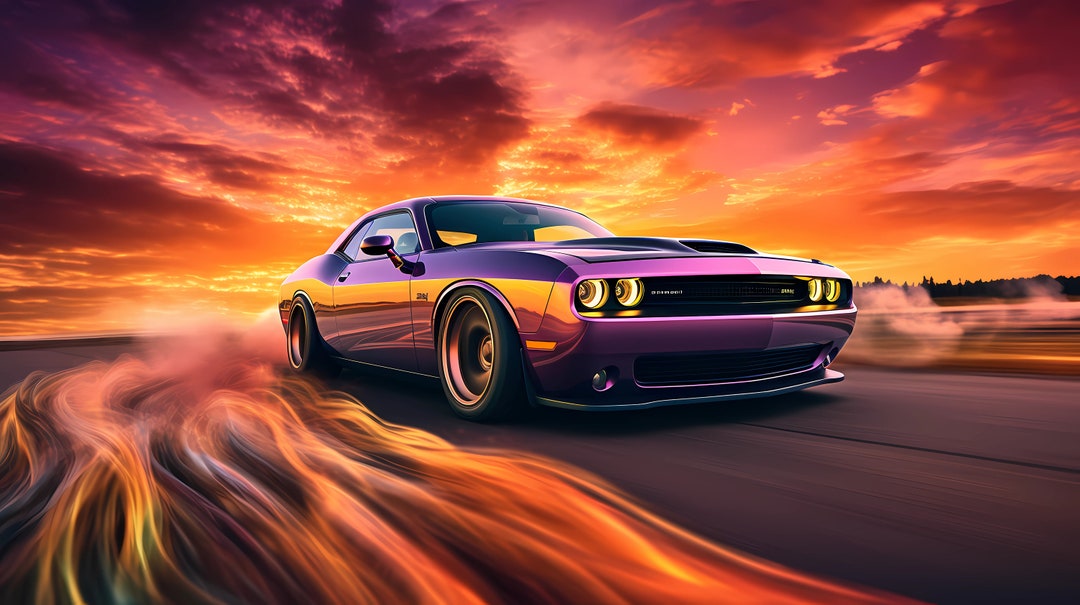 Dodge Challenger Hellcat - Etsy