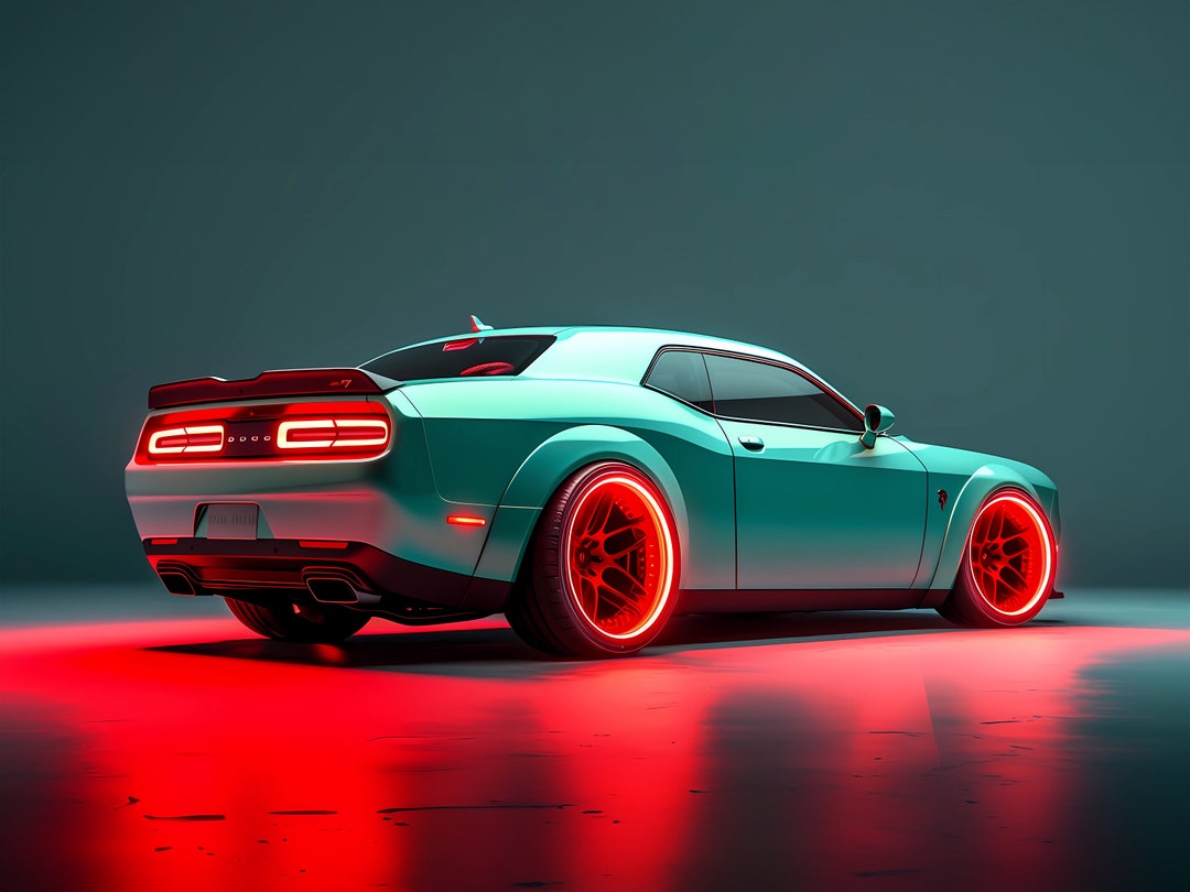 Dodge Challenger Hellcat - Etsy