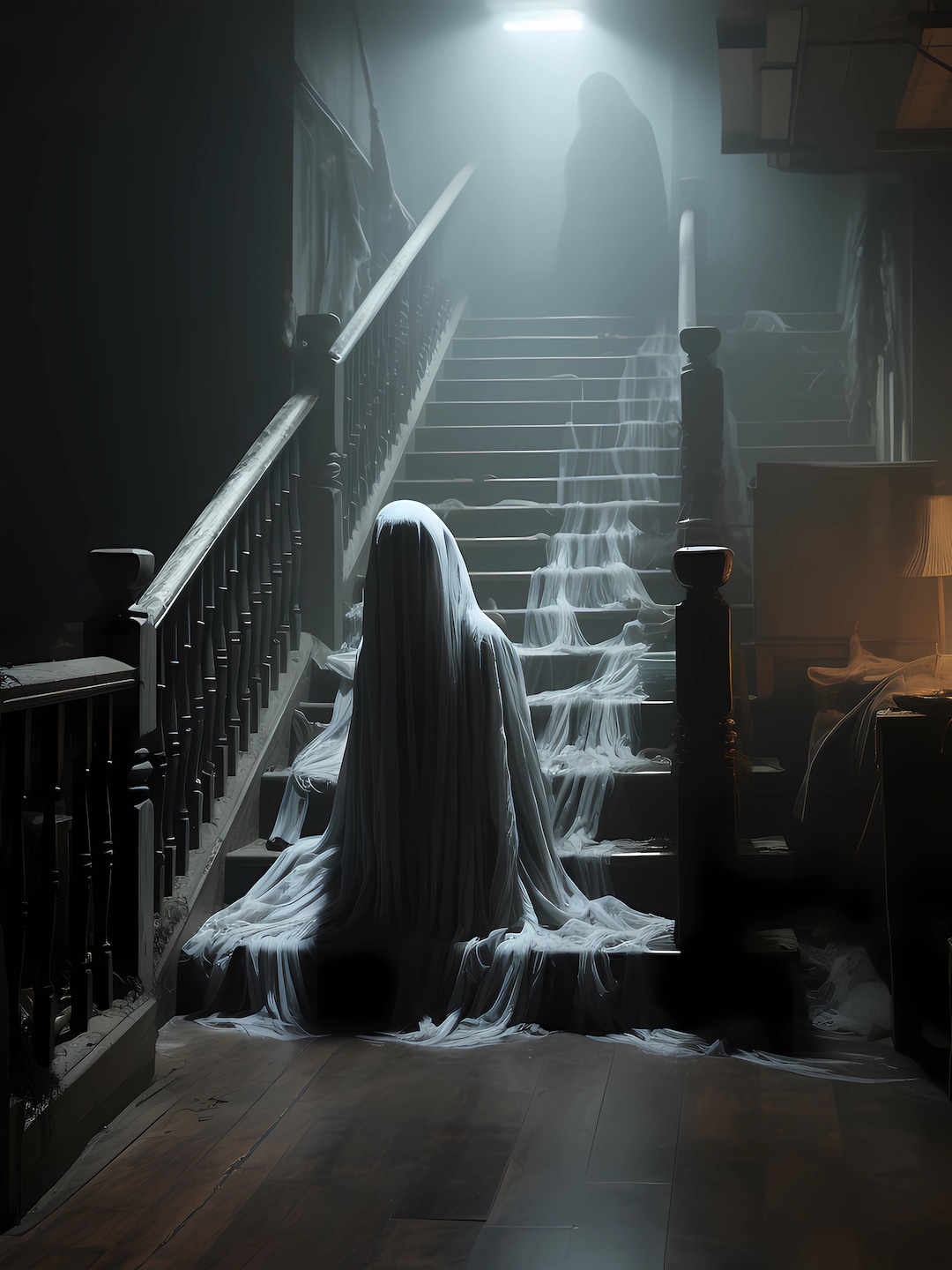 Ghosts on the Stairs - Etsy