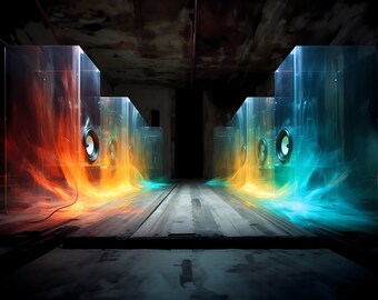 Sound System Art - Etsy