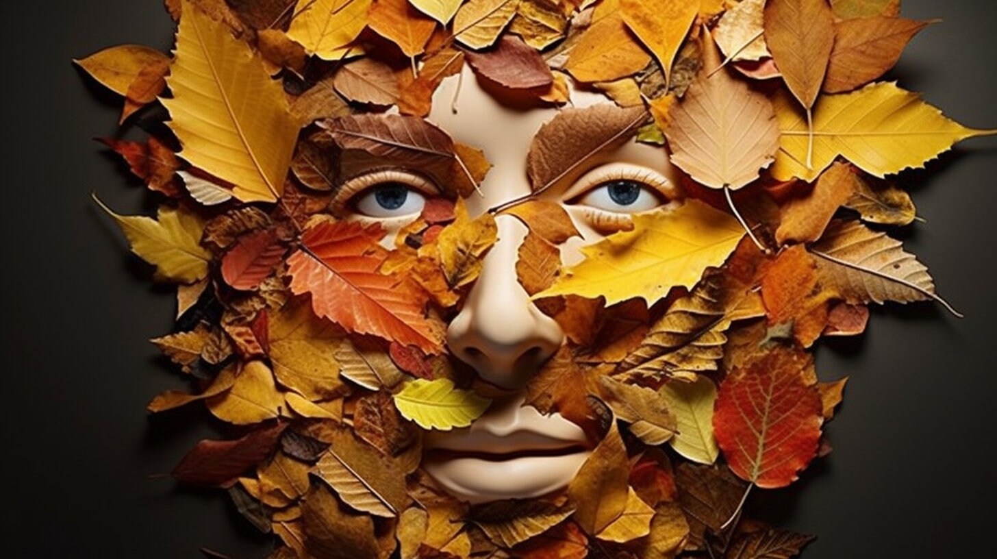 Collage of Autumn Leaves - Etsy