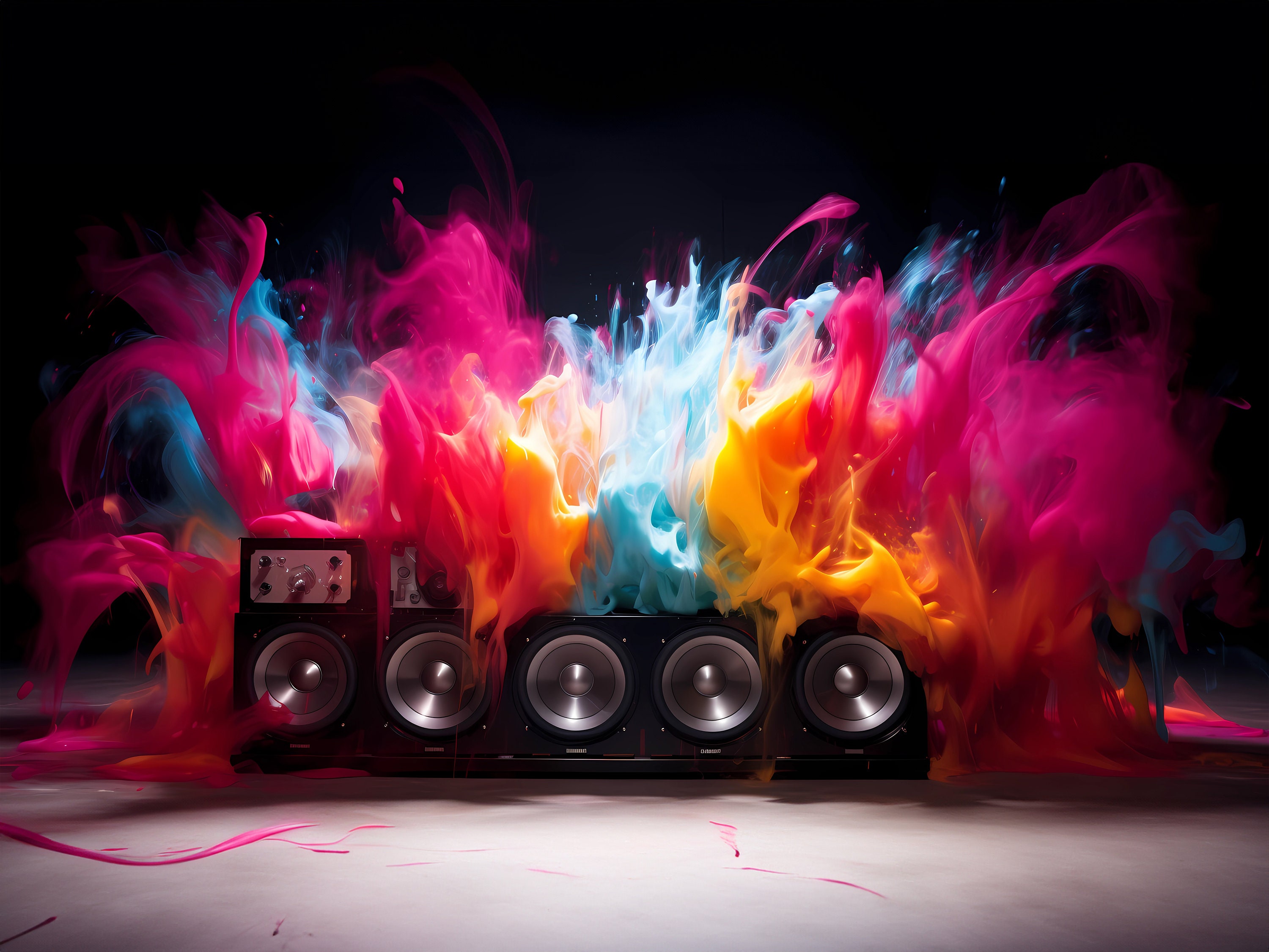 Sound System Art - Etsy