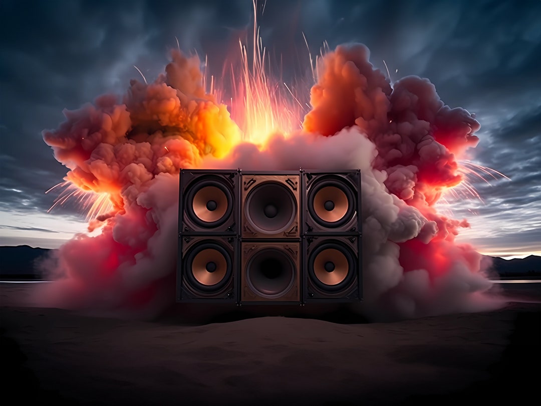 Sound System Art - Etsy