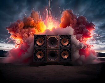 Sound System Art - Etsy