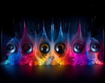 Sound System Art - Etsy