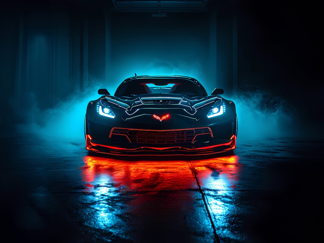 Black C7 Corvette Z06 - Etsy