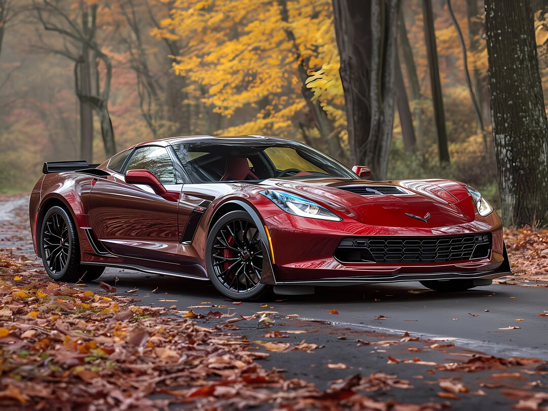 Red C7 Corvette - Etsy